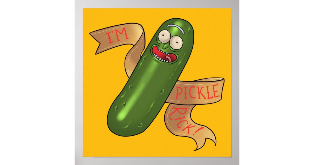 Pickle Rick Poster | Zazzle