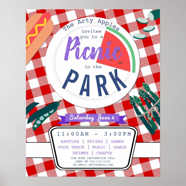 Picnic Posters & Prints | Zazzle UK