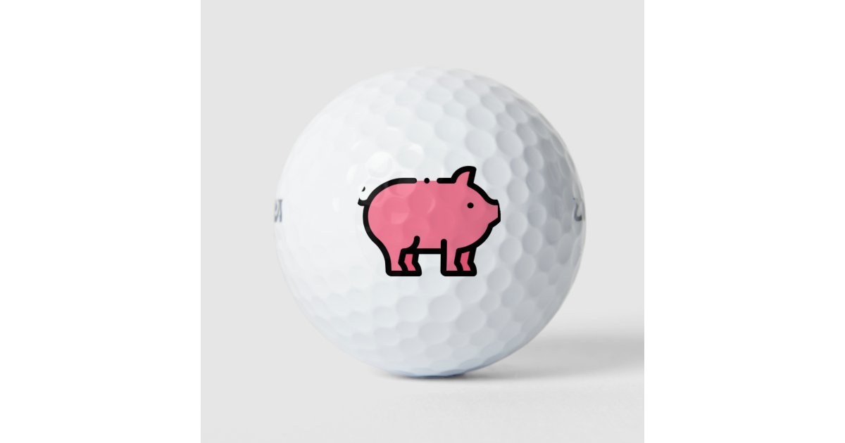Pig Golf Balls | Zazzle
