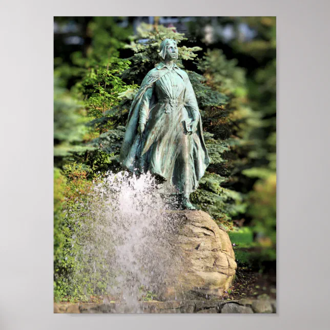 Pilgrim Maiden, Brewster Gardens, Plymouth print | Zazzle