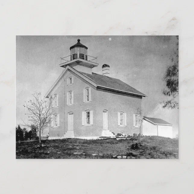 Pilot Island Lighthouse Postcard | Zazzle