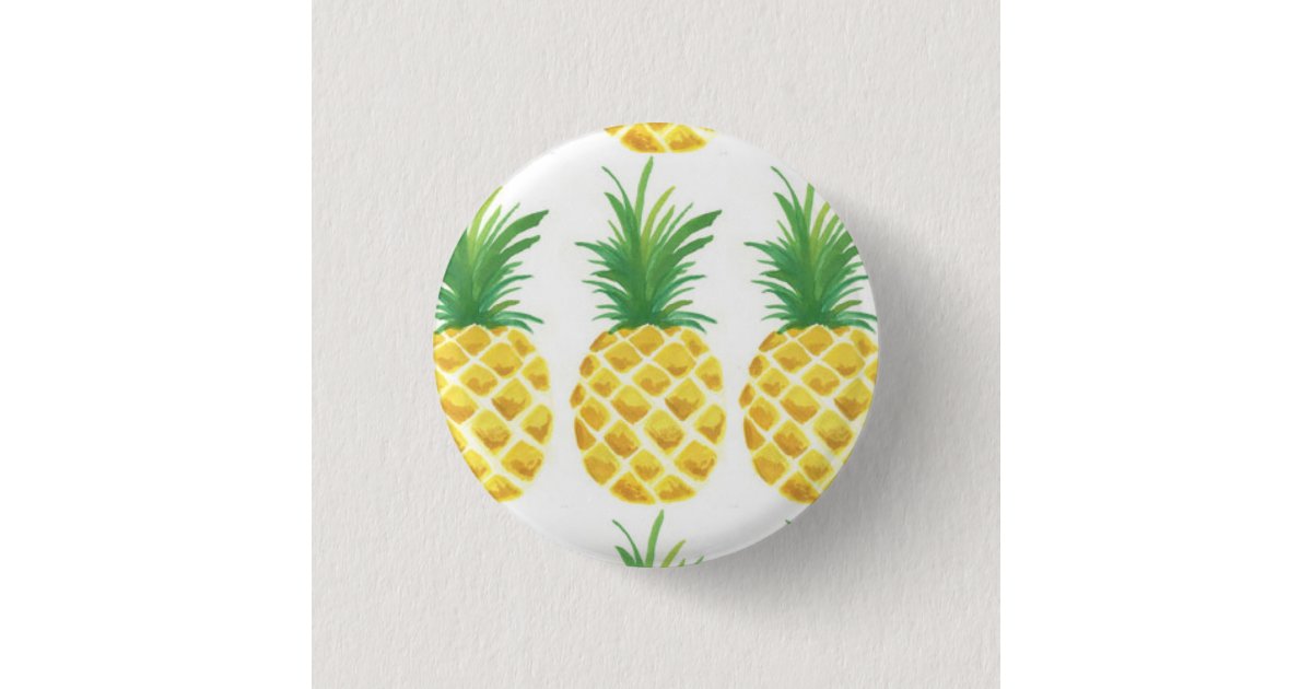 Pineapple 3 Cm Round Badge | Zazzle