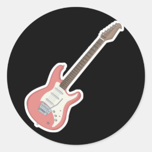 Electric Guitar Stickers & Labels | Zazzle UK