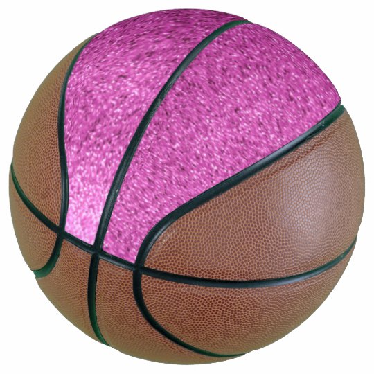 Pink Faux Glitter Basketball | Zazzle.co.uk