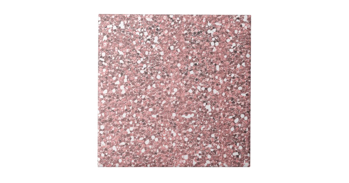 Pink Glitter Sparkle Tile | Zazzle