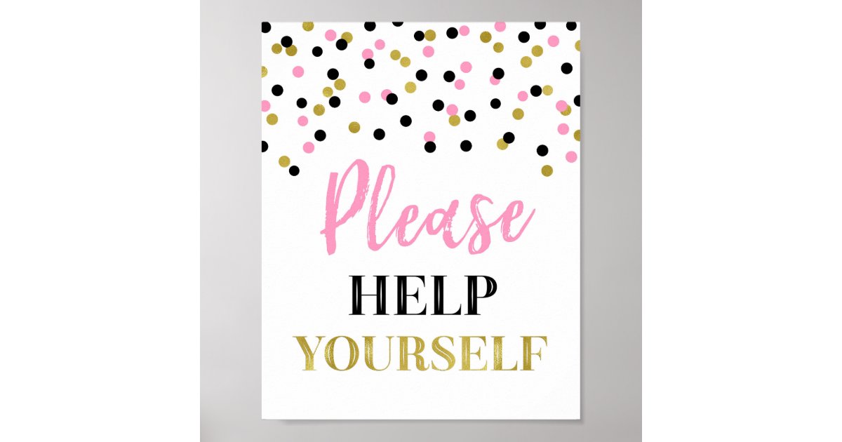 please help yourself clipart