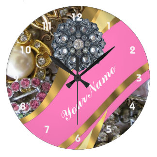 Gold Wall Clocks | Zazzle.co.uk