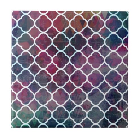 Pink Moroccan Decorative Ceramic Tiles | Zazzle.co.uk