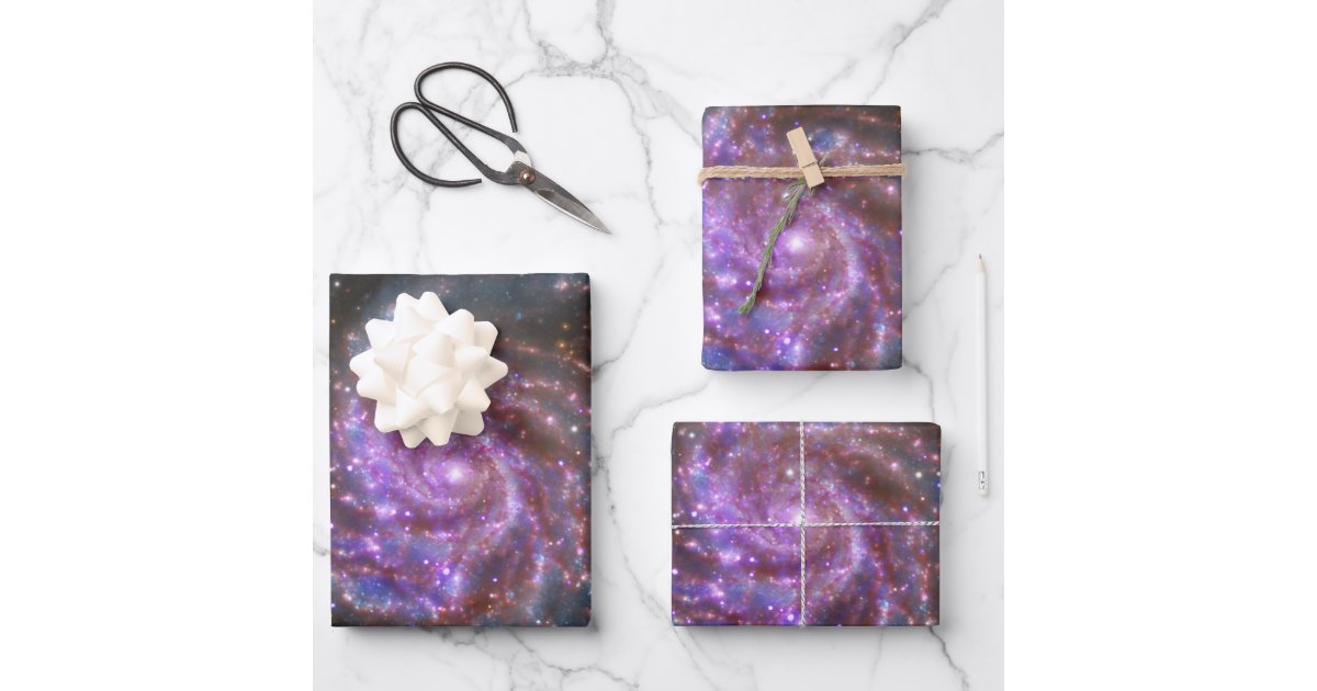 Pinwheel Galaxy Wrapping Paper Sheet | Zazzle