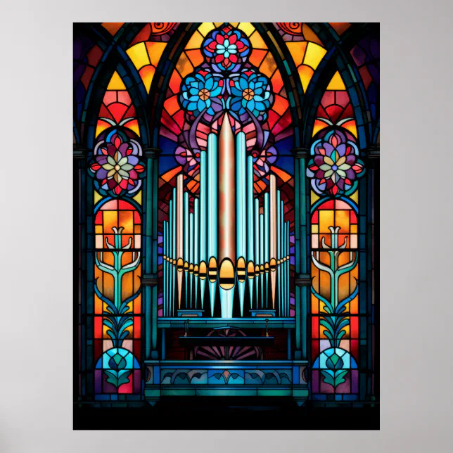 Pipe Organ Poster | Zazzle