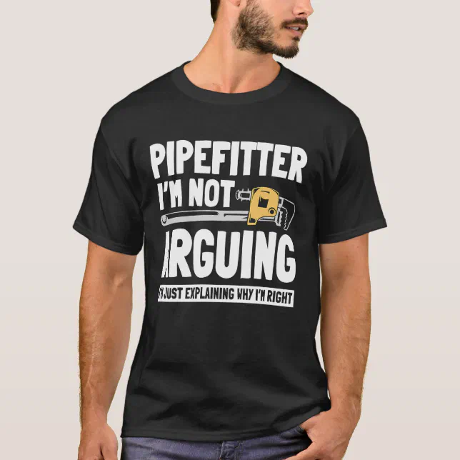 Pipefitter Steamfitter Plumber Tradesman Piping Sy T-Shirt | Zazzle