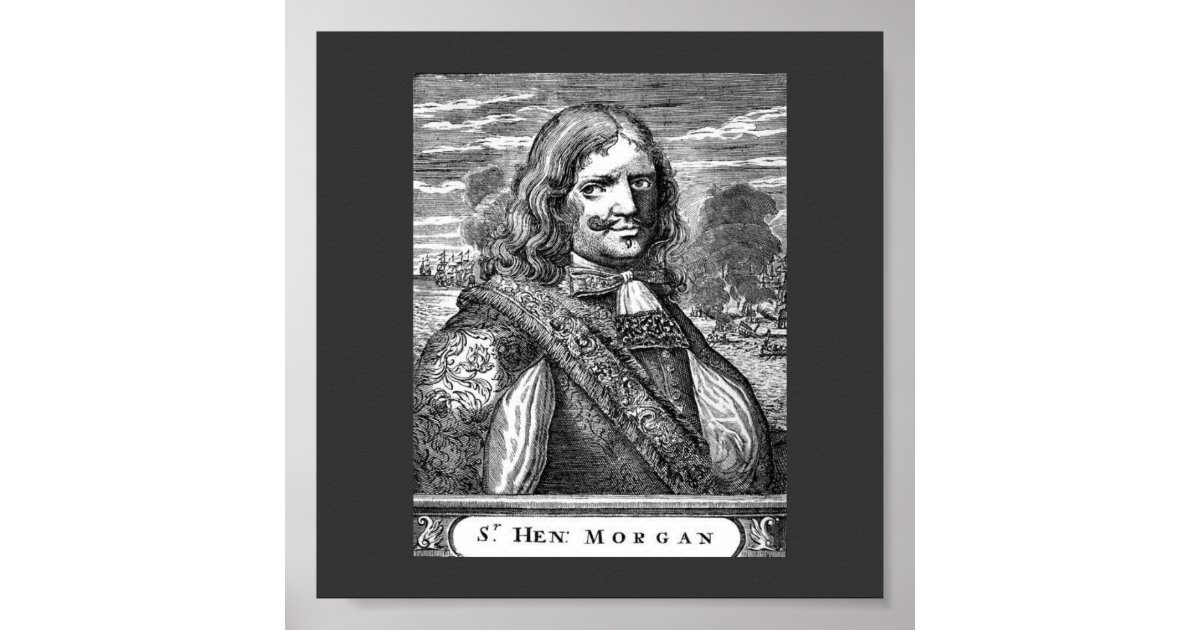 Pirate Captain Morgan Poster | Zazzle