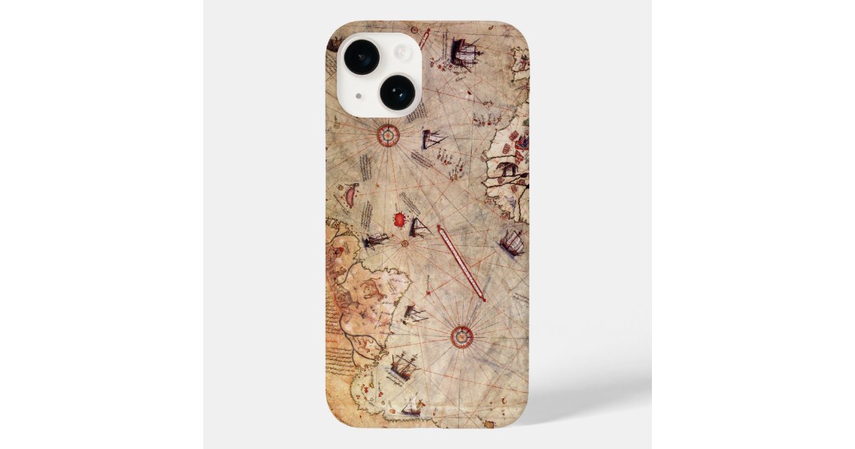Piri Reis World Map Case-Mate iPhone Case | Zazzle