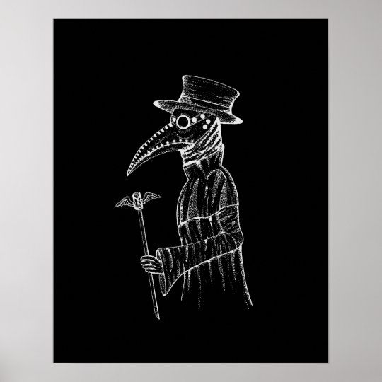 Plague Doctor Poster | Zazzle.co.uk