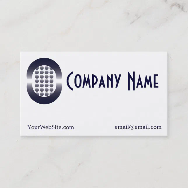 Plain Business Card Logo Simple Logos | Zazzle