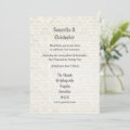Plain parchment wedding photo invitation | Zazzle