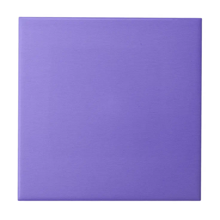 Plain Purple Tile | Zazzle