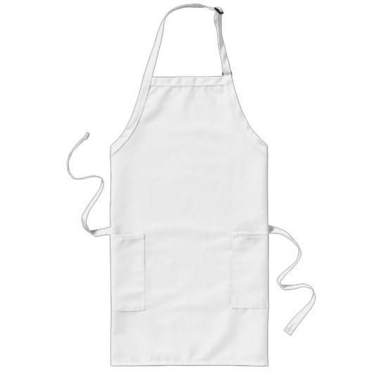 Plain White Apron | Zazzle.co.uk
