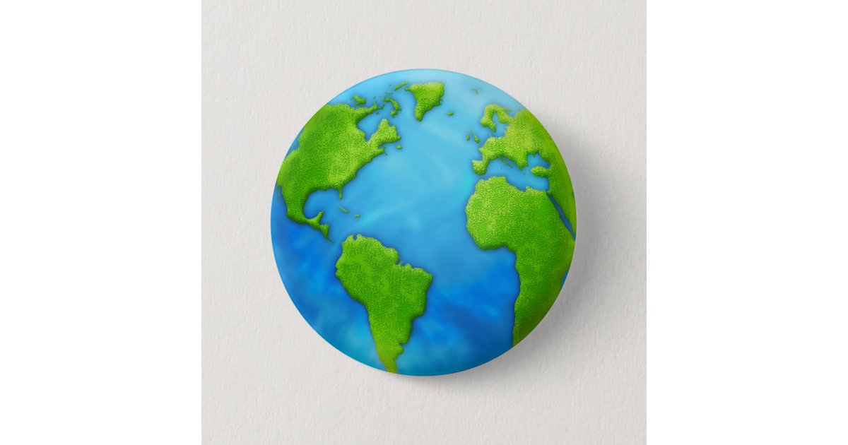 Planet Earth Badge | Zazzle