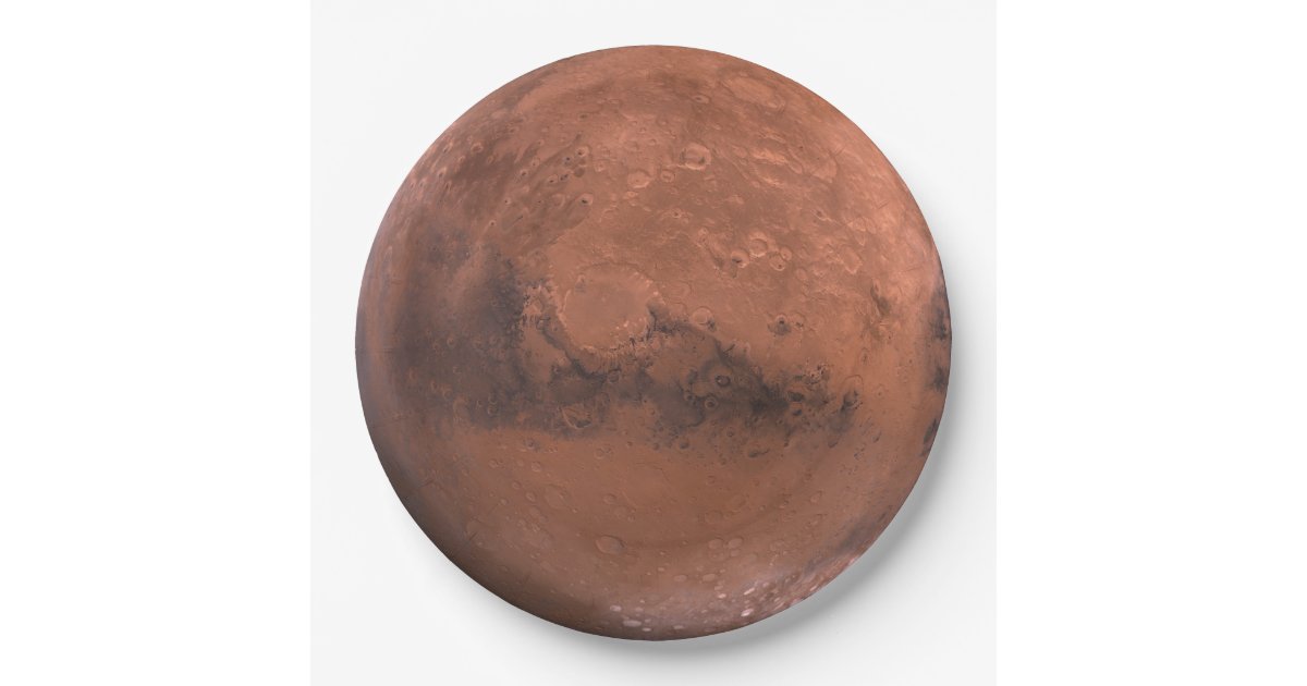 Planet Mars Astronomy Disposable Paper Plates | Zazzle