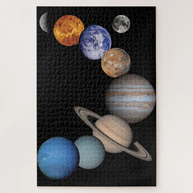 Planets of the solar system jigsaw puzzle | Zazzle