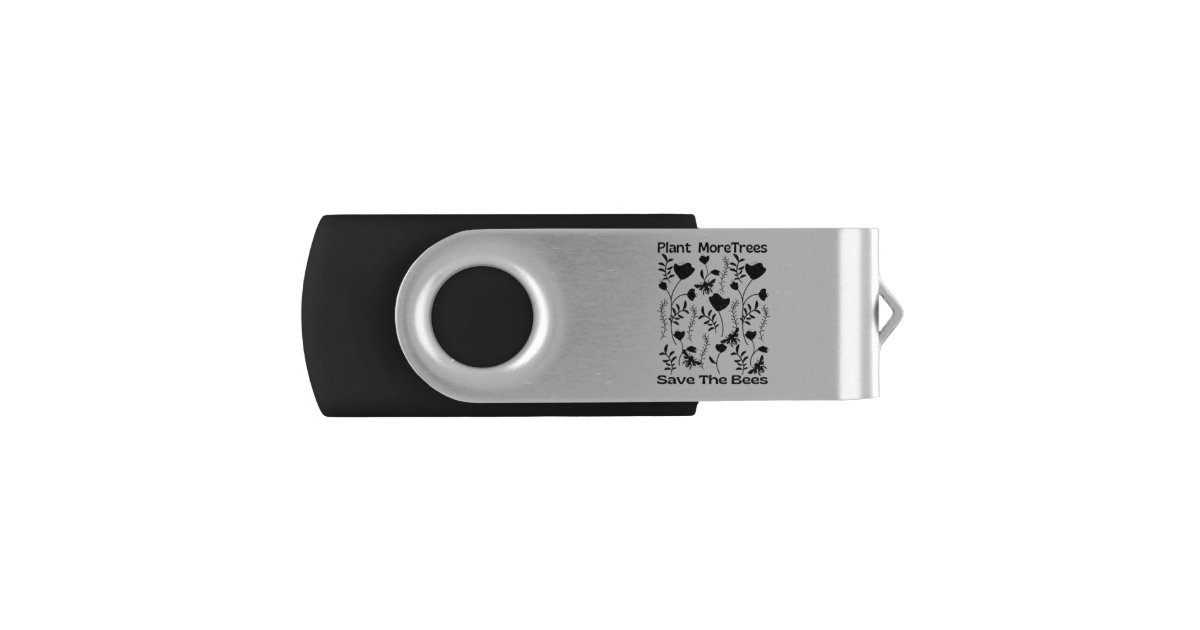 Plant More Trees Save The Bees USB Flash Drive | Zazzle Plant More Trees Save The Bees USB Flash Drive | Zazzle