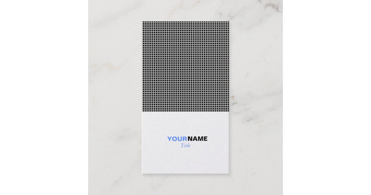 Platinum Grid Business Card | Zazzle
