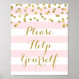 Please Help Yourself Posters & Prints | Zazzle UK