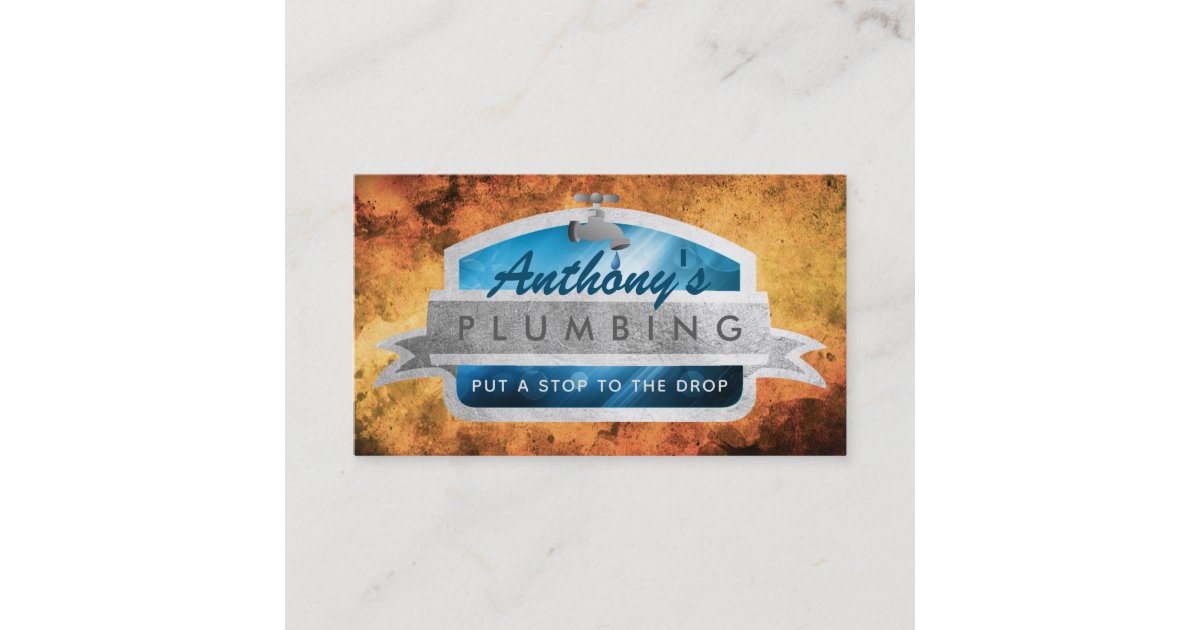 Plumbing Slogans Business Cards | Zazzle