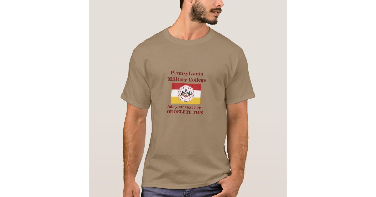 PMC TEE - PMC FLAG logo & PERSONALIZED TEXT | Zazzle