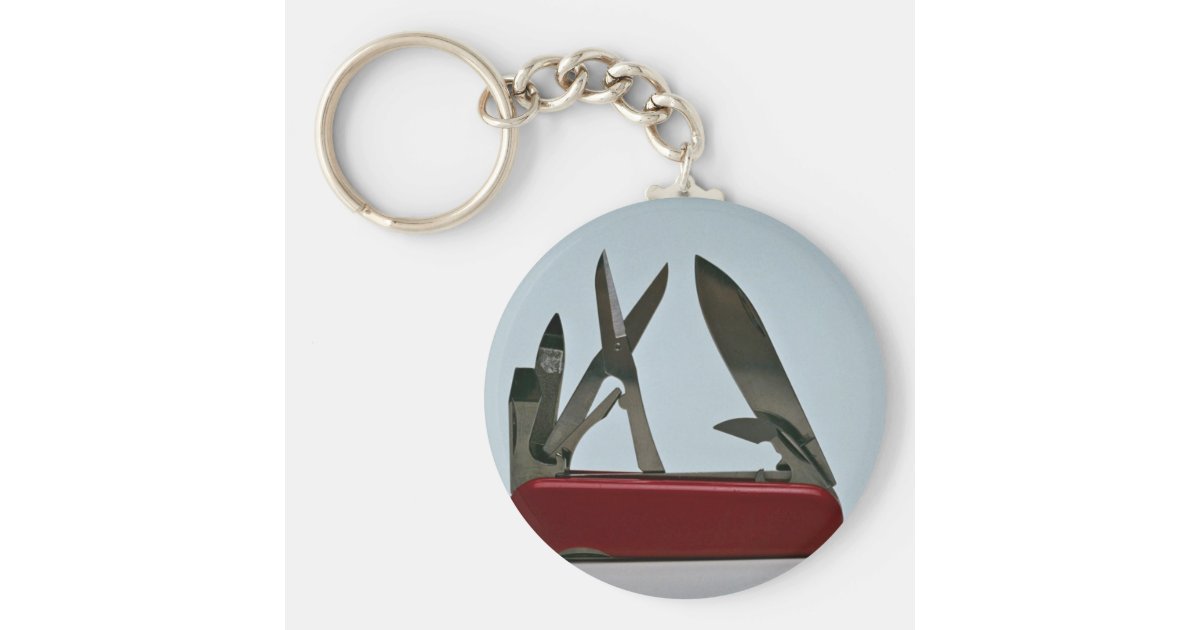 Pocket knife key ring | Zazzle