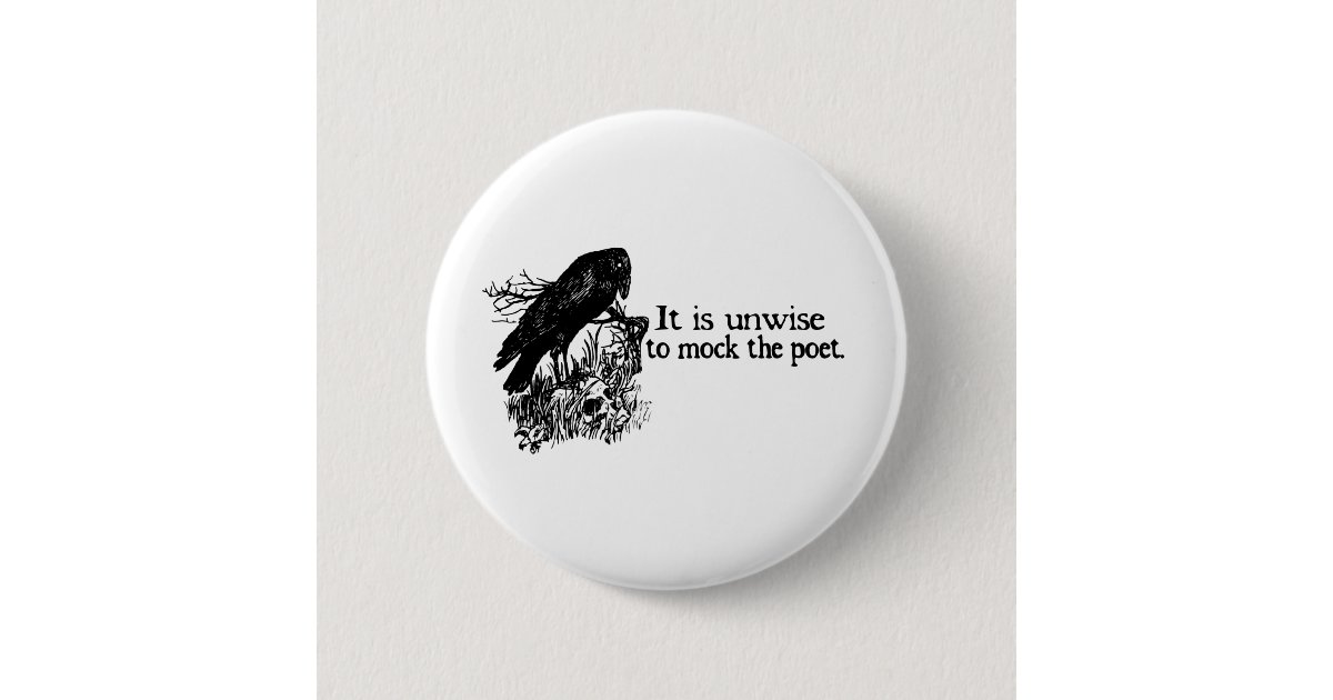 Poet 6 Cm Round Badge | Zazzle