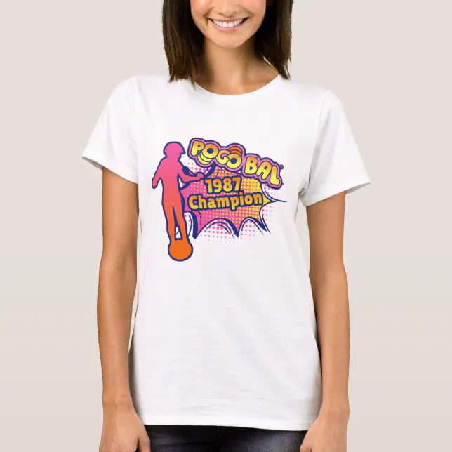 Pogo Bal '1987 Champion' T-Shirt | Zazzle