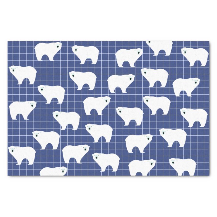 Polar Bear Tissue Paper | Zazzle.co.uk