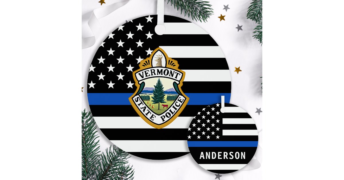 Police Department Custom Logo Name Law Enforcement Metal Tree ...