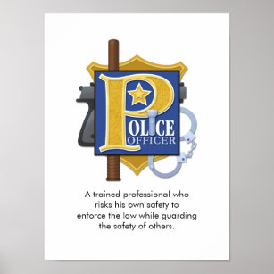 Police Officer Posters & Prints | Zazzle UK