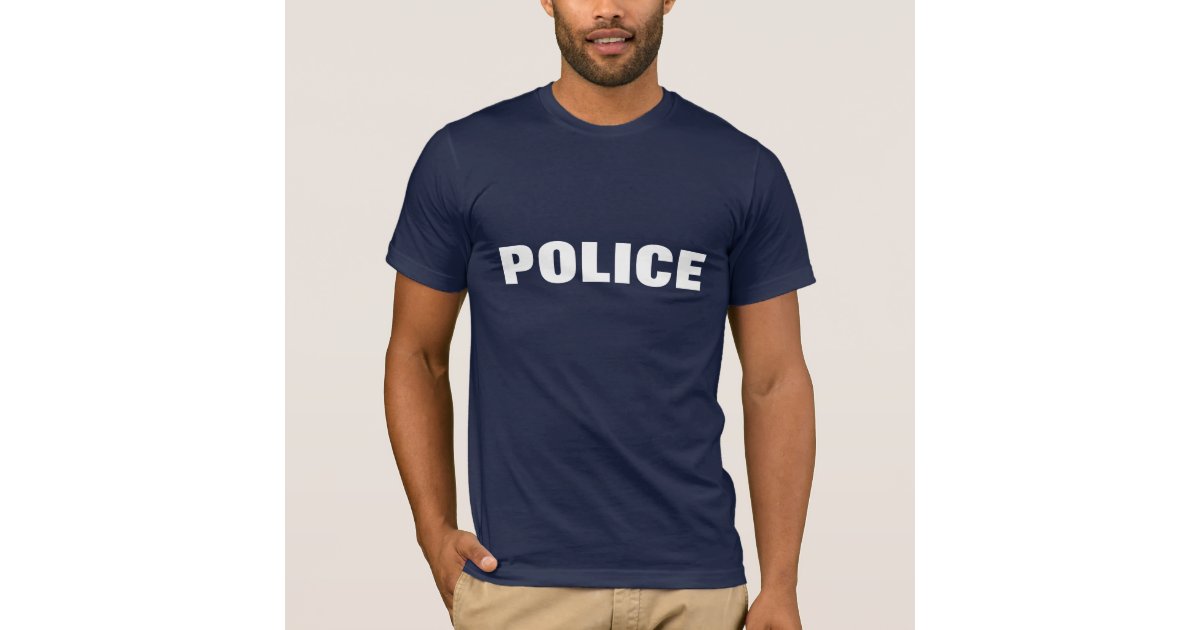 POLICE Shirt | Zazzle