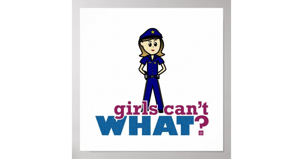 Police Woman Poster | Zazzle
