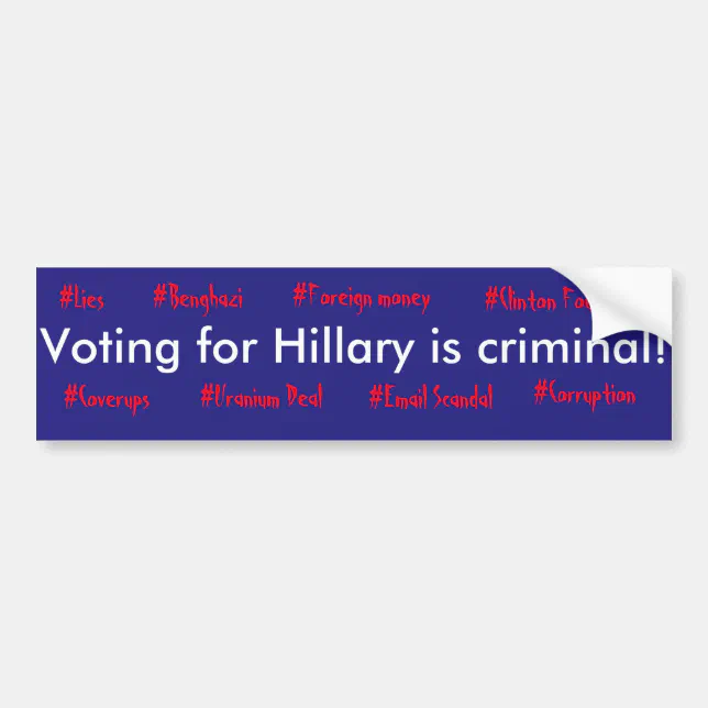 Political Bumper Sticker | Zazzle