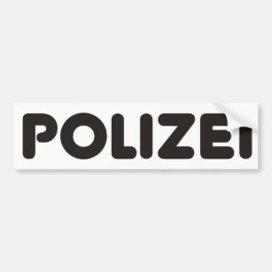 Police Bumper Stickers & Car Stickers | Zazzle UK