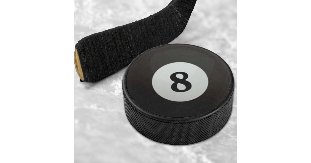 Pool 8 Ball Billiards Hockey Puck | Zazzle