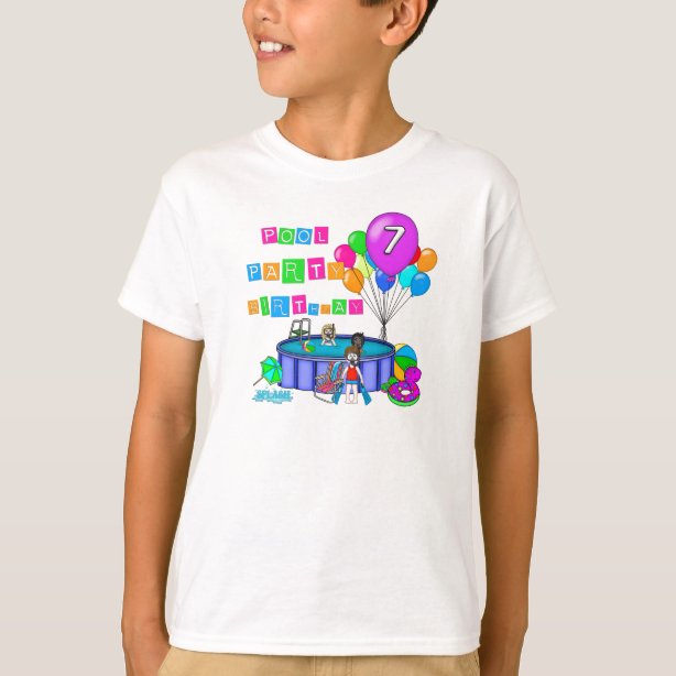 Pool Party T-Shirts & Shirt Designs | Zazzle UK
