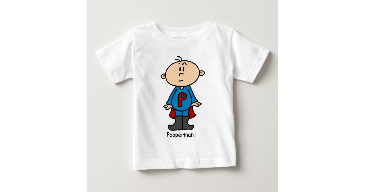 Pooperman Baby Baby T-Shirt | Zazzle