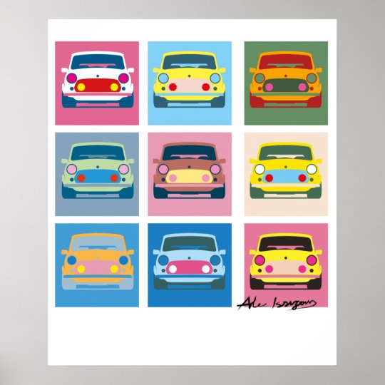 Pop Art Classic Mini Poster | Zazzle.co.uk