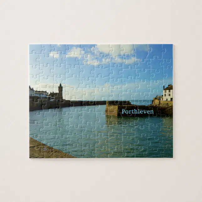 Porthleven Cornwall England Harbour Wall Jigsaw Puzzle | Zazzle