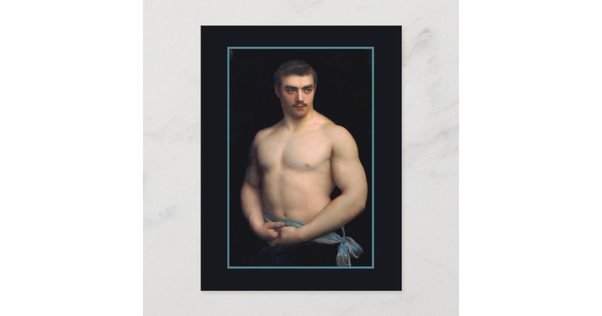 Portrait Maurice Deriaz by Courtois Postcard | Zazzle
