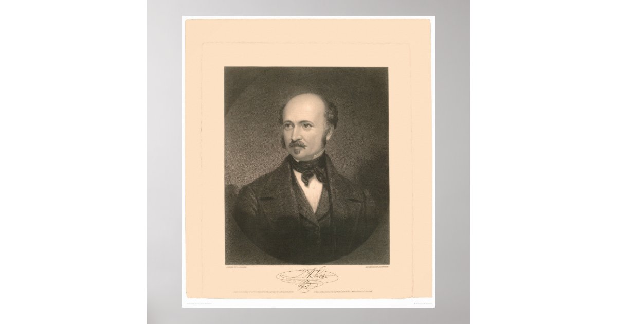 Portrait of John Sutter (1679A) - Restored Poster | Zazzle