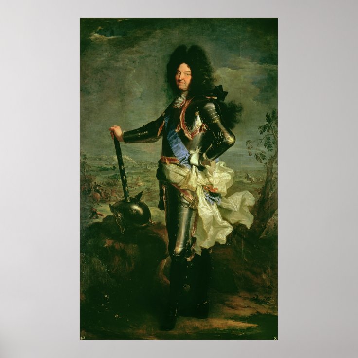 Portrait of Louis XIV Poster | Zazzle