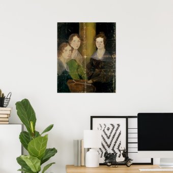 Portrait of the Bronte Sisters, c.1834 Poster | Zazzle