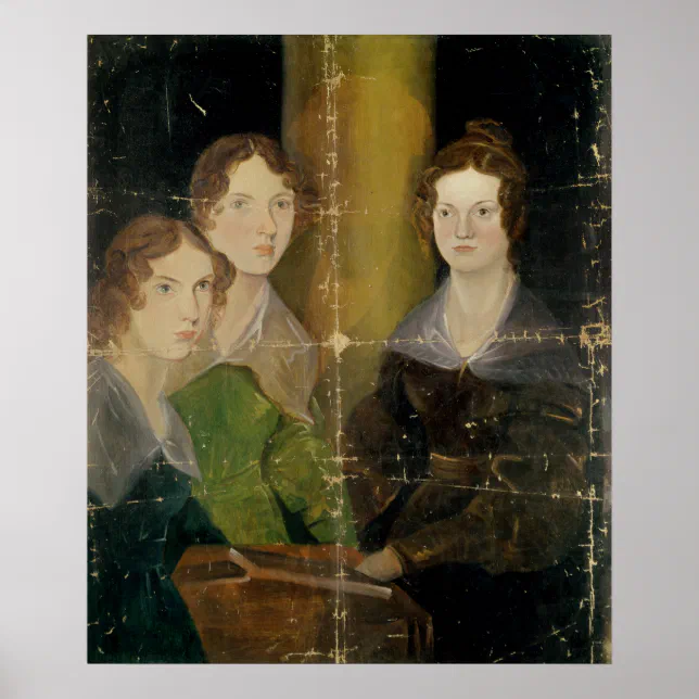Portrait of the Bronte Sisters, c.1834 Poster | Zazzle